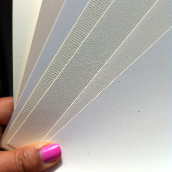 paper sampling - in a card