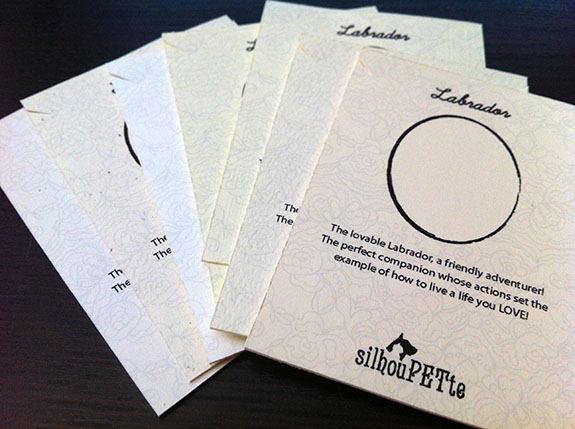 paper sampling - in a card